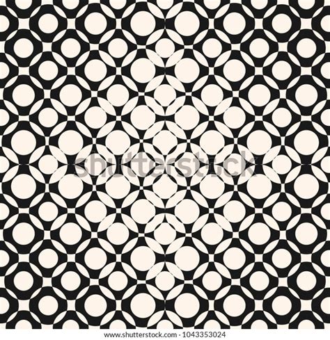 Vector Geometric Halftone Seamless Pattern Circles Stock Vector Royalty Free 1043353024