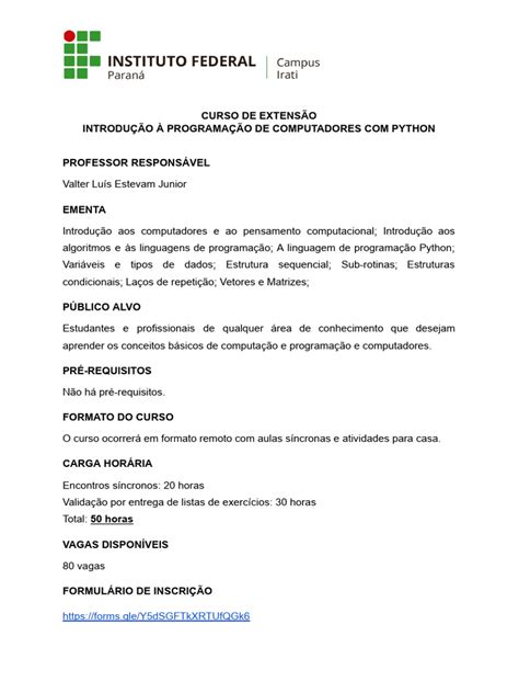 Introdução À Programação De Computadores Com Python Pdf Python Linguagem De Programação