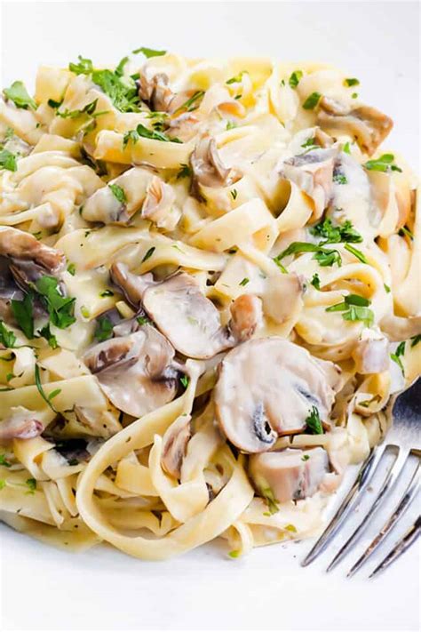 Creamy Tagliatelle And Mushrooms Errens Kitchen