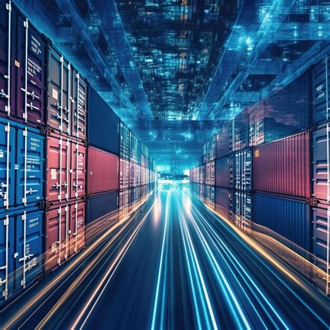 Premium Ai Image Supply Chain Management Iot