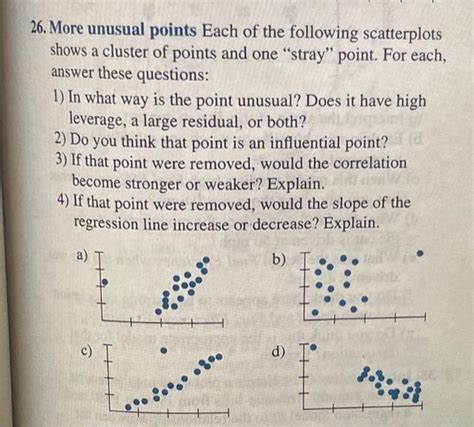 Solved 26 More Unusual Points Each Of The Following