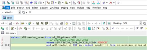 Query To Find Supplier That Not Having Site In Oracle R12