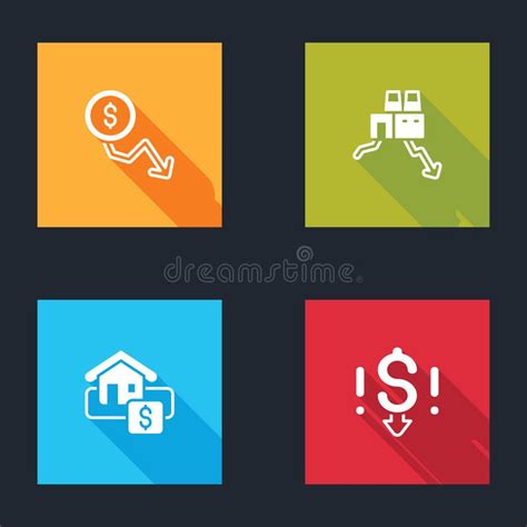 Dollar Decrease Sign Icon Stock Illustrations 4826 Dollar Decrease