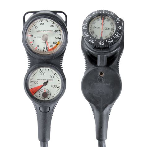 Inst 4 Classic Contents Depth Compass Gauge Northern Diver