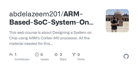Arm Based Soc System On Chip Design Course Tutorial Using Cortex M0 Processorreadmemd At Main