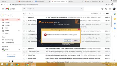 Unable To Connect Automationedgesrver Get Help And Discuss Automationedge Community Forum
