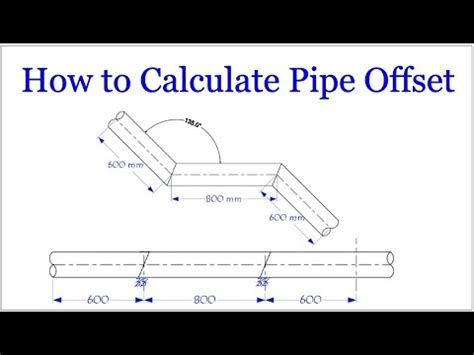 How To Calculate Pipe Offset YouTube