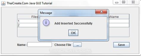 How To Use Java Gui Upload File To Database Via Jfilechooser