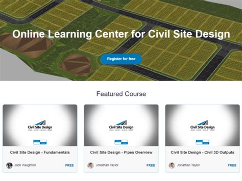 Elearning Portal • Civil Site Design