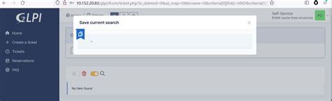 Ticket Save Current Search Issue · Issue 10974 · Glpi Projectglpi · Github