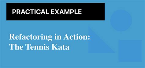 Refactoring In Action The Tennis Kata By Nikolay Nikolov Itnext
