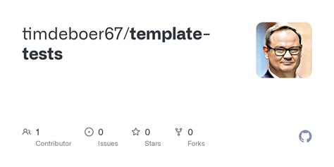 Github Timdeboer67template Tests