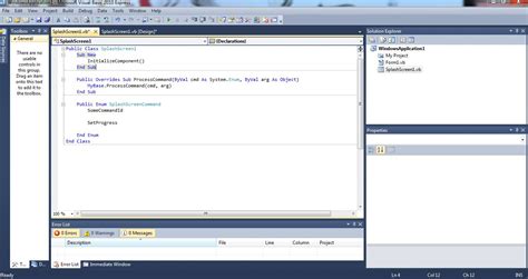 Vs 2010 Resolved Coding For Splash Screens And Wait Forms Vbforums