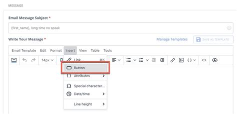 how to add buttons to your email helpcrunch