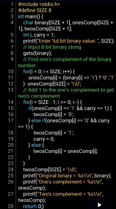 gopal pandey on linkedin 🔍 understanding two s complement in c in the realm of computer science…