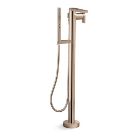 Kohler Composed ก๊อกผสมลงอ่างอาบน้ำแบบตั้งพื้นพร้อมฝักบัวสายอ่อน รุ่น