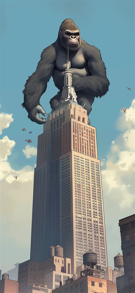 King Kong At Empire State Building Empire State Building Height Xztzb