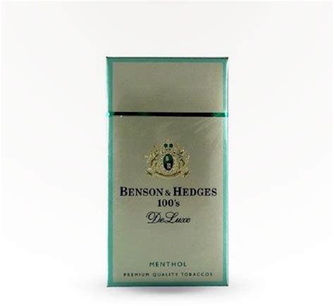 Benson And Hedges Menthol Premium At Abigail Schardt Blog