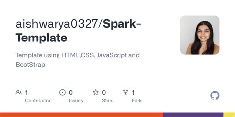 Github Aishwarya0327spark Template Template Using Htmlcss