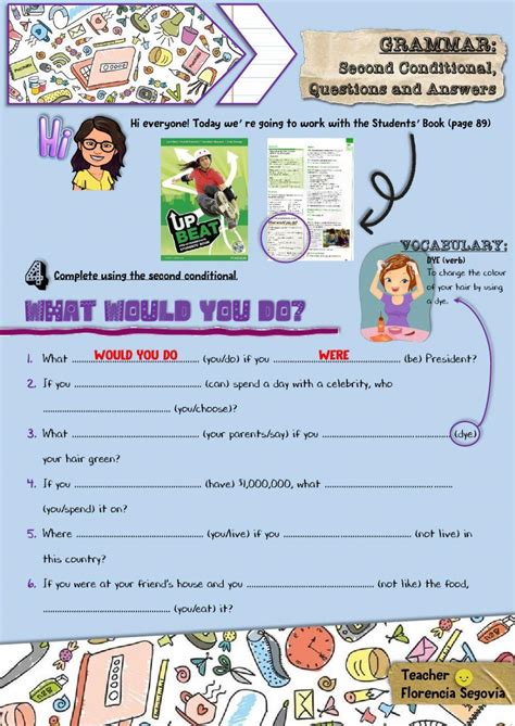 Second Conditional Online Worksheet For Secundario Live Worksheets