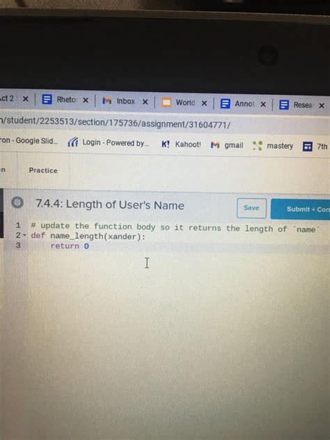 Any Clue On How To Do This 7 4 4 Length Of Users Name R Codehs