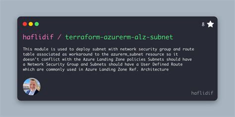 Terraform Module Azurerm Alz Subnet Azureviking Haflidis Technical Insights