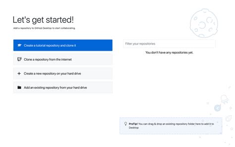 No Repositories Design Revisions · Issue 8441 · Desktopdesktop · Github