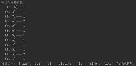 机器学习（3）特征提取2 文本特征提取（包括中文文本特征提取） Csdn博客
