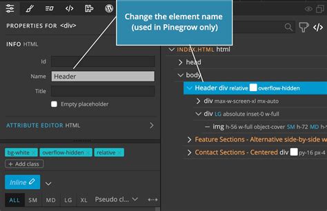 Tailwindui Pinegrow Web Editor Tailwindui Pinegrow Web Editor