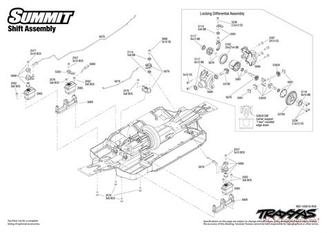 Traxxas Exploded Views Summit 5607 • Rcscrapyard Radio Controlled Model Archive