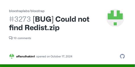 Bug Could Not Find Redist Zip Issue Bloxstraplabs Bloxstrap Github