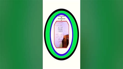 Application Of Factorisation Youtube