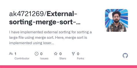 Github Ak4721269external Sorting Merge Sort Implemented Using Loser Tree I Have Implemented
