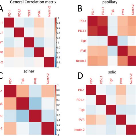 Correlation Of Protein Expression Within Different Growth Patterns A Download Scientific