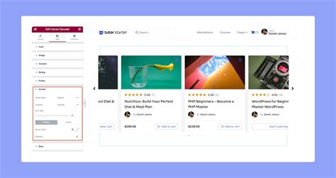 documention course carousel