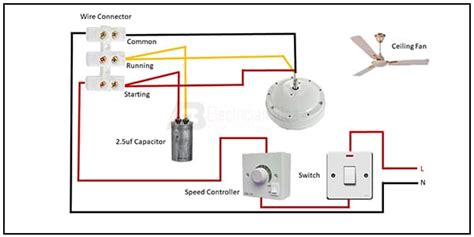 Ceiling Fan Speed Controller Wiring Diagram Fan Regulator Connection Electrician Idea