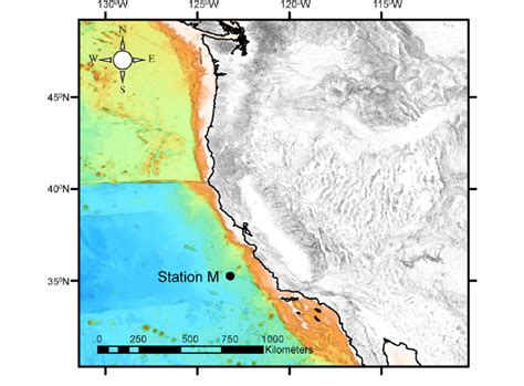 Location Of Station M In The Northeastern Pacific Figure Prepared With Download Scientific