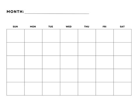 Download Free Year Calendar Template For Easy Planning