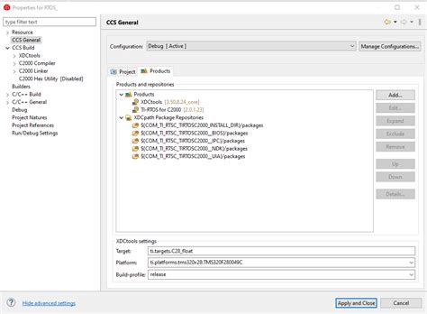 Compilertms320f280049c Xdctools Problem Compilation With Rtos Compilation C2000