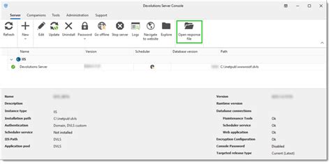 Open Response File Devolutions Documentation