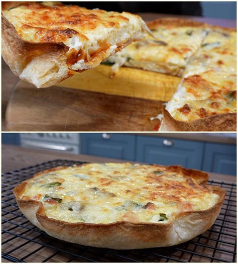 Αλμυρή Τάρτα ΤΥΡΙΩΝ σαν σουφλέ σε 5 ΛΕΠΤΑ ΧΩΡΙΣ ΦΥΛΛΟ ~ ΜΑΓΕΙΡΙΚΗ ΚΑΙ ΣΥΝΤΑΓΕΣ 2