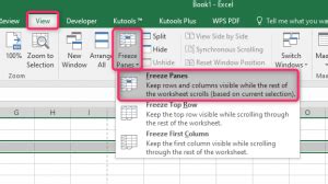 How To Have Two Header Rows In Excel Table Basic Excel Tutorial
