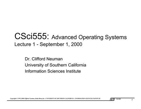 Advanced Operating Systems Pdf Operating Systems Computer