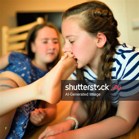 「indoor Photo Girl Smelling Feet Girl」のai生成画像、2283456467 Shutterstock