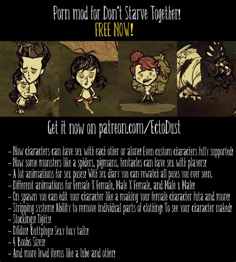 If Anyone Is Interested I Found An Open Source Sex Mod For Dont Starve Together And Its Better