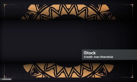 오렌지 패턴이 있는 블랙 의 엽서의 고급스러운 디자인 텍스트와 빈티지 장식을위한 장소와 벡터 초대 카드 0명에 대한 스톡 벡터 아트 및 기타 이미지 Istock
