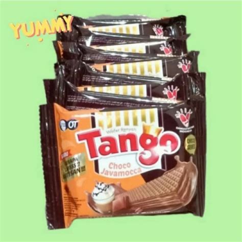 Jual Tango Wafer Java Mocca Tanggo Renceng Isi 10 Sachet Shopee