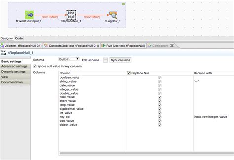 Treplacenull Talend Custom Components Talend Skill