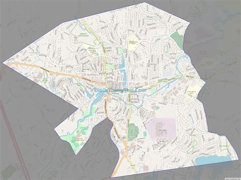 Map Of Hudson Cdp Massachusetts