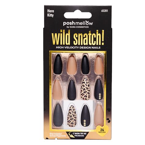 Design Nail Wild Snatch Here Kitty Poshmellow Beauty